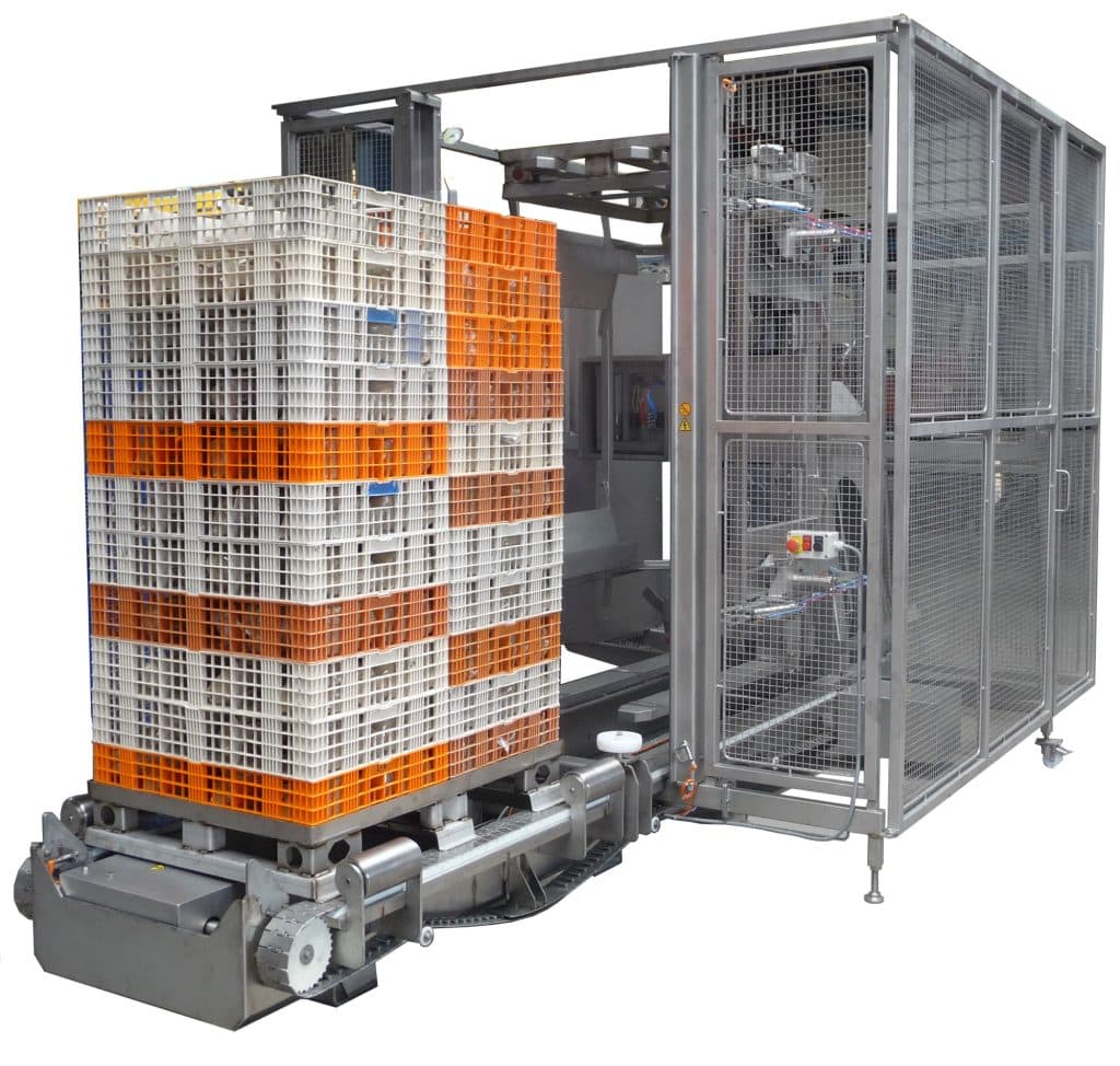 Retourneur de pile de caisse (palette) Machines pour les fromageries ...